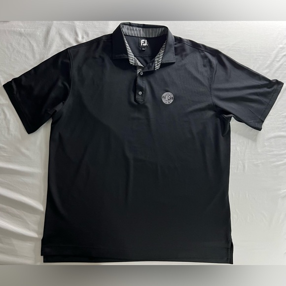 FootJoy | Shirts | Footjoy Golf Polo Mens Performance Polo Black Size ...
